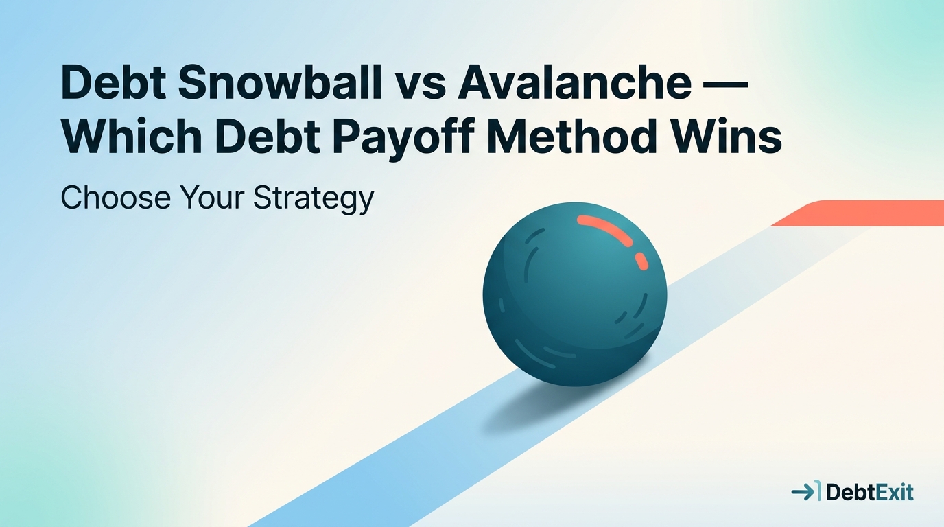 Debt Snowball vs Avalanche: Which Method Wins in 2026? | DebtExit